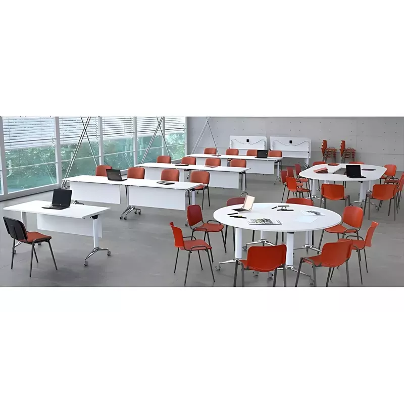 Table polyvalente - Rabattable sur roulettes