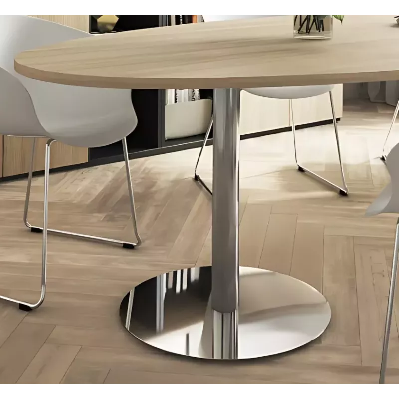 Table de réunion ronde 4 personnes - So Cabra | Soburo