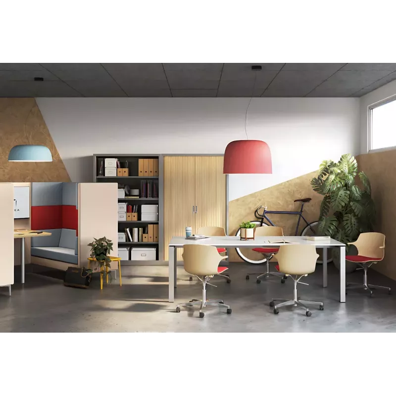 Bureau individuel avec piètement ouvert - So Sierro | Soburo