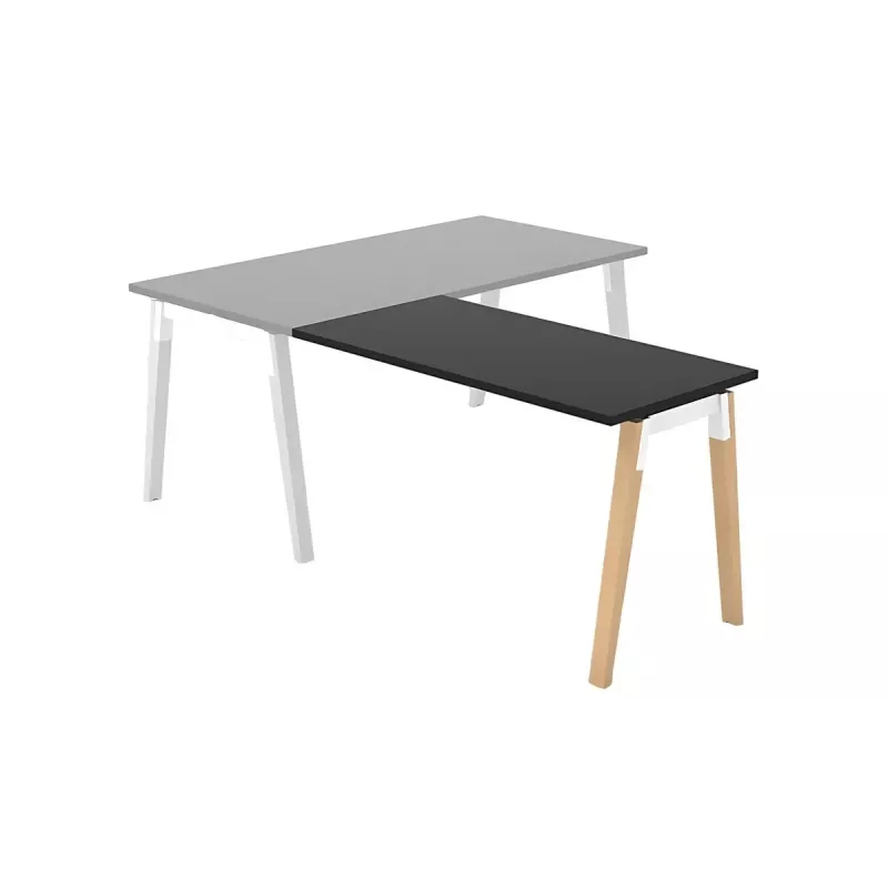 Bureau individuel design avec retour - So Bedar | Soburo