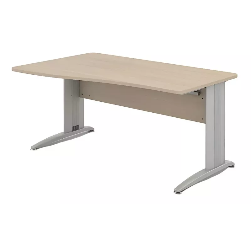 Bureau individuel avec goulotte - So Enix | Soburo